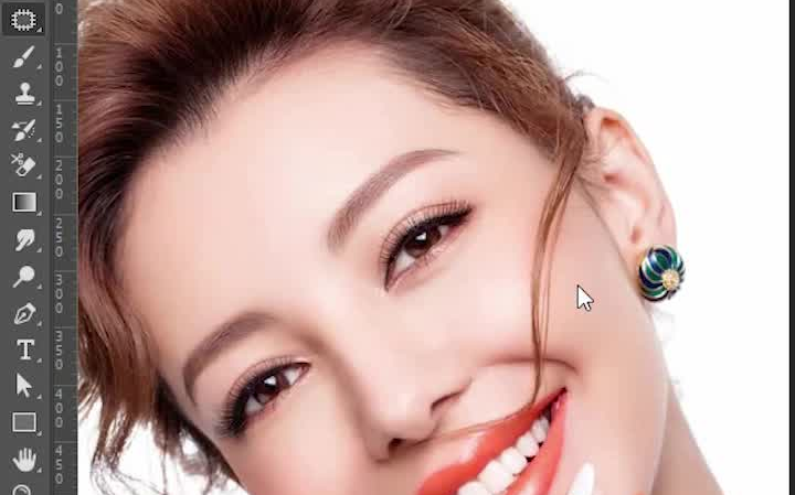 PS小技巧:如何减淡脸上的法令纹,超简单实用~