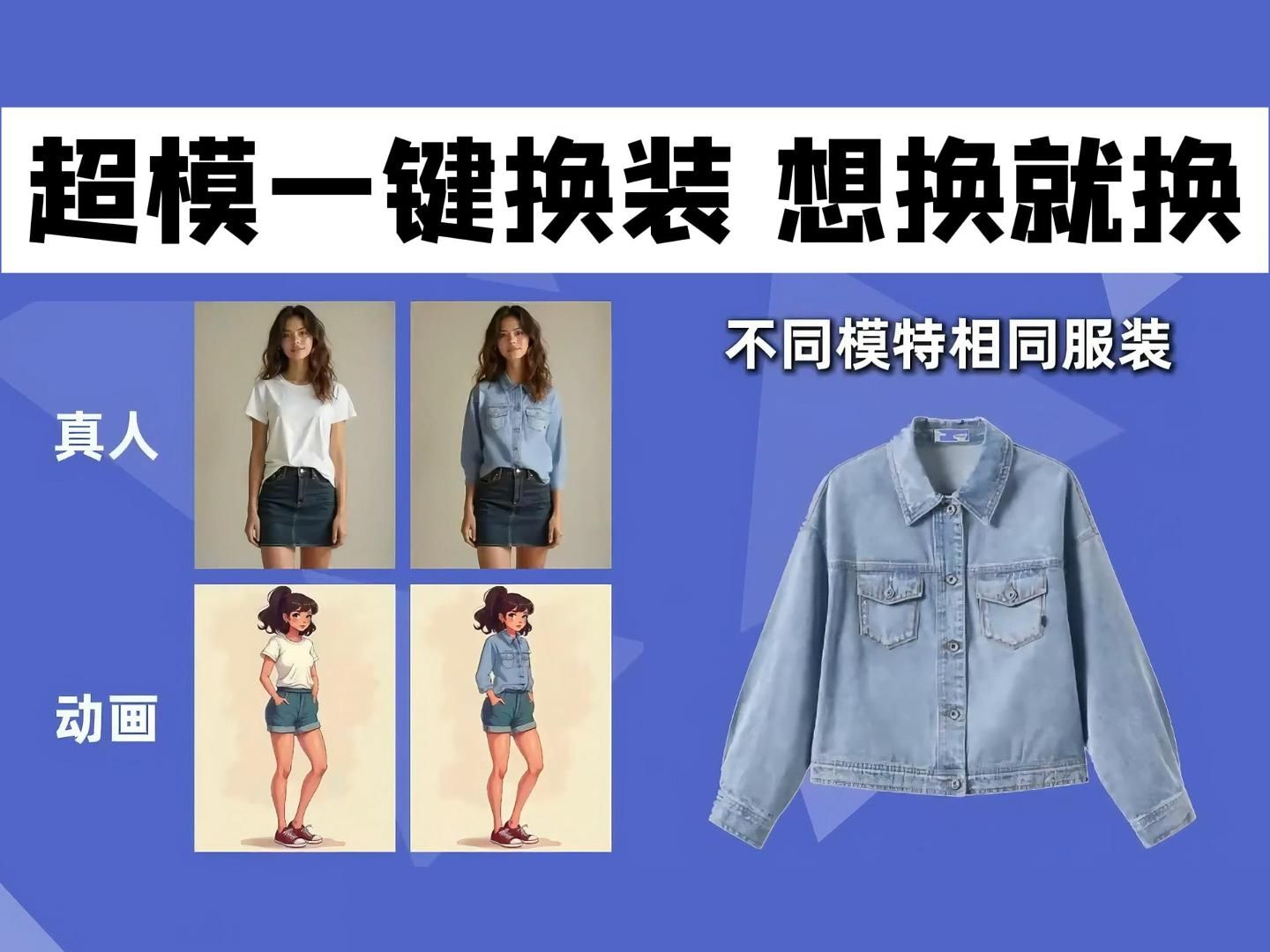 ...教程,SD商业级模特换装换背景教程,支持电商模特更换衣服!(附资料)