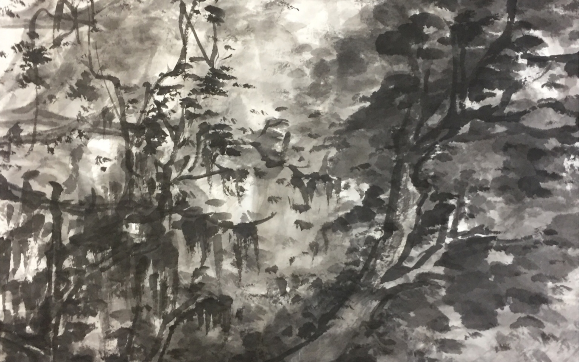 中国美术学院硕士研究生讲解——山水画中的墨法详解