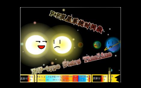 【恒星时间线】F+F双星系统时间线