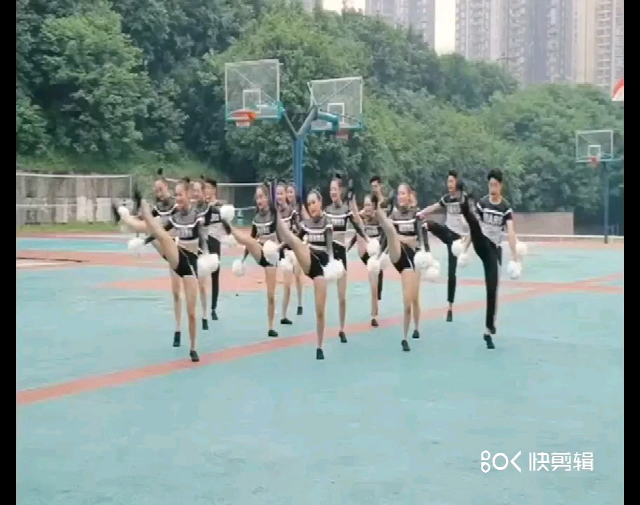 2016年版全国啦啦操规定动作(少年乙组花球)