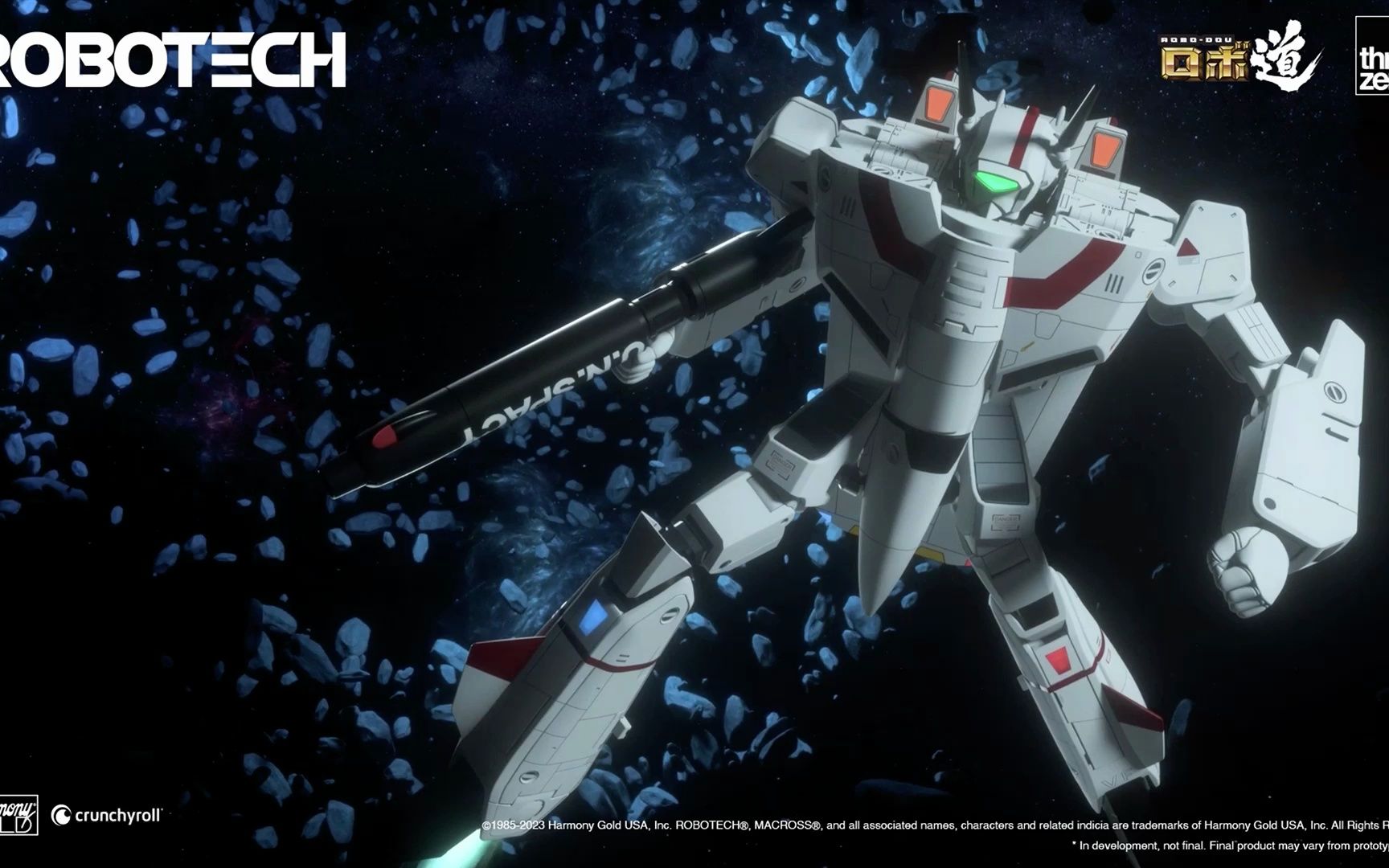 threezero|《太空堡垒》VF-1J 3D动画,展现惊人可动范围!