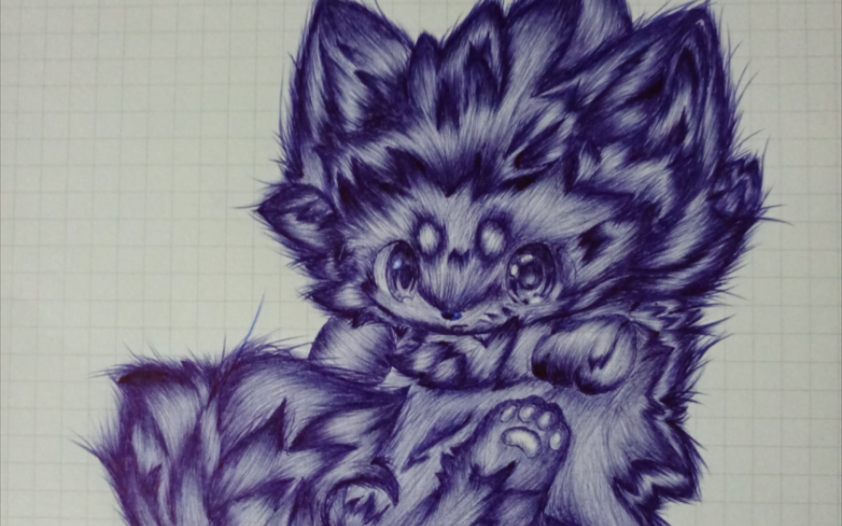 嘘～这是一只从霍格沃茨学院毕业的圆珠笔。萌～【圆珠笔兽绘】