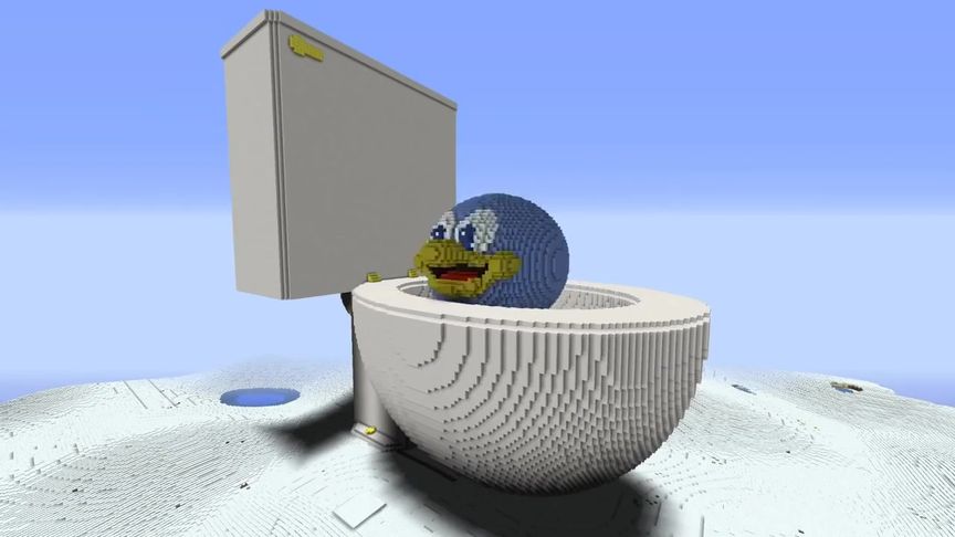 我的世界:巨型抽水马桶