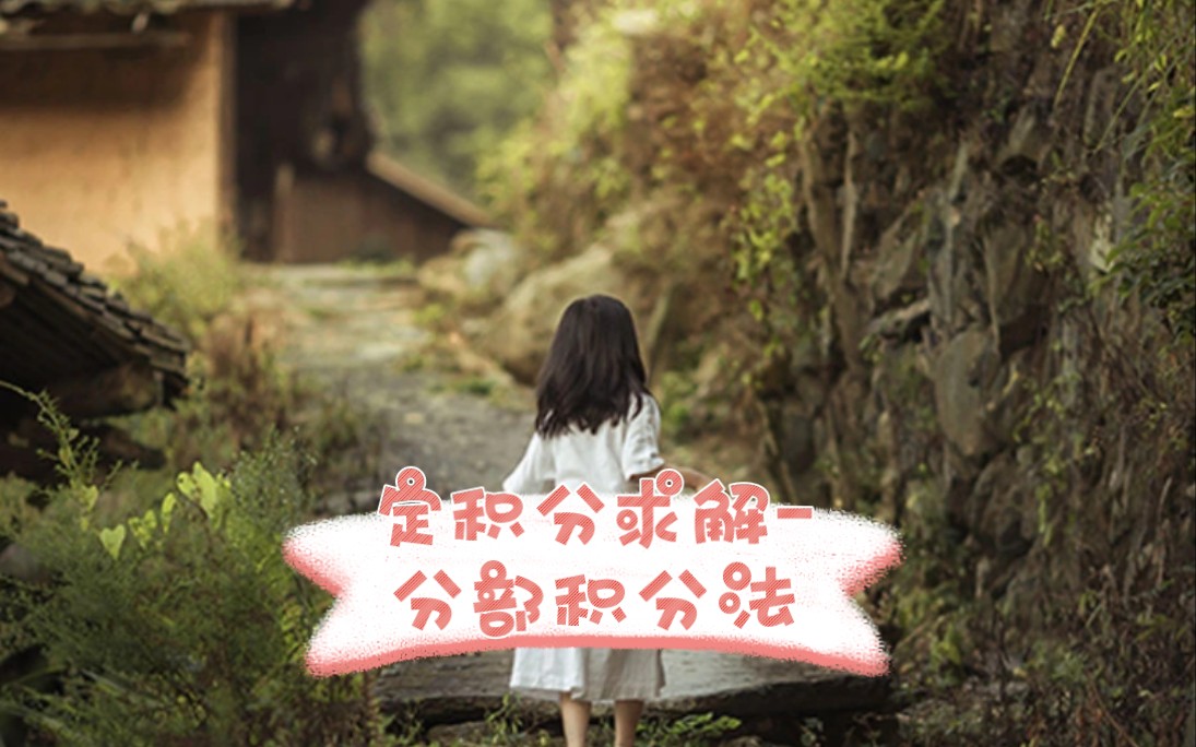 定积分求解-定积分换元法、分部积分法