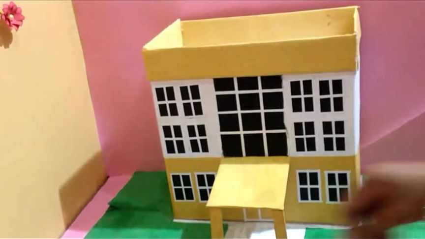 手工模型比赛:用纸板打造我的学校,开展儿童创意项目