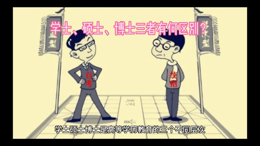 学士、硕士和博士有何区别?为什么积极考研?为什么学历越高越好