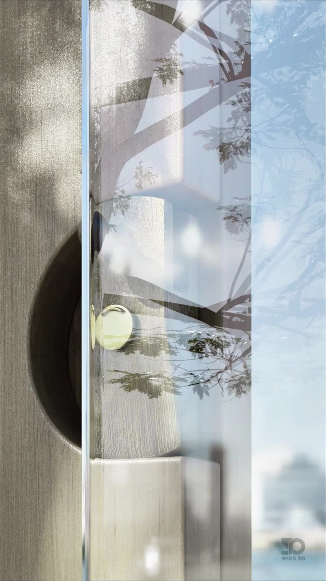 玻璃门的卡扣设计 #真实生活分享计划 #抖音合计升级计划