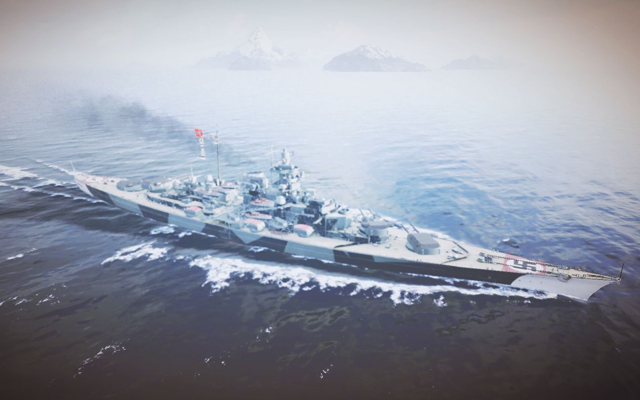 【战舰世界 精彩集锦】提尔比茨骑脸大和 督战雷的可怕之处