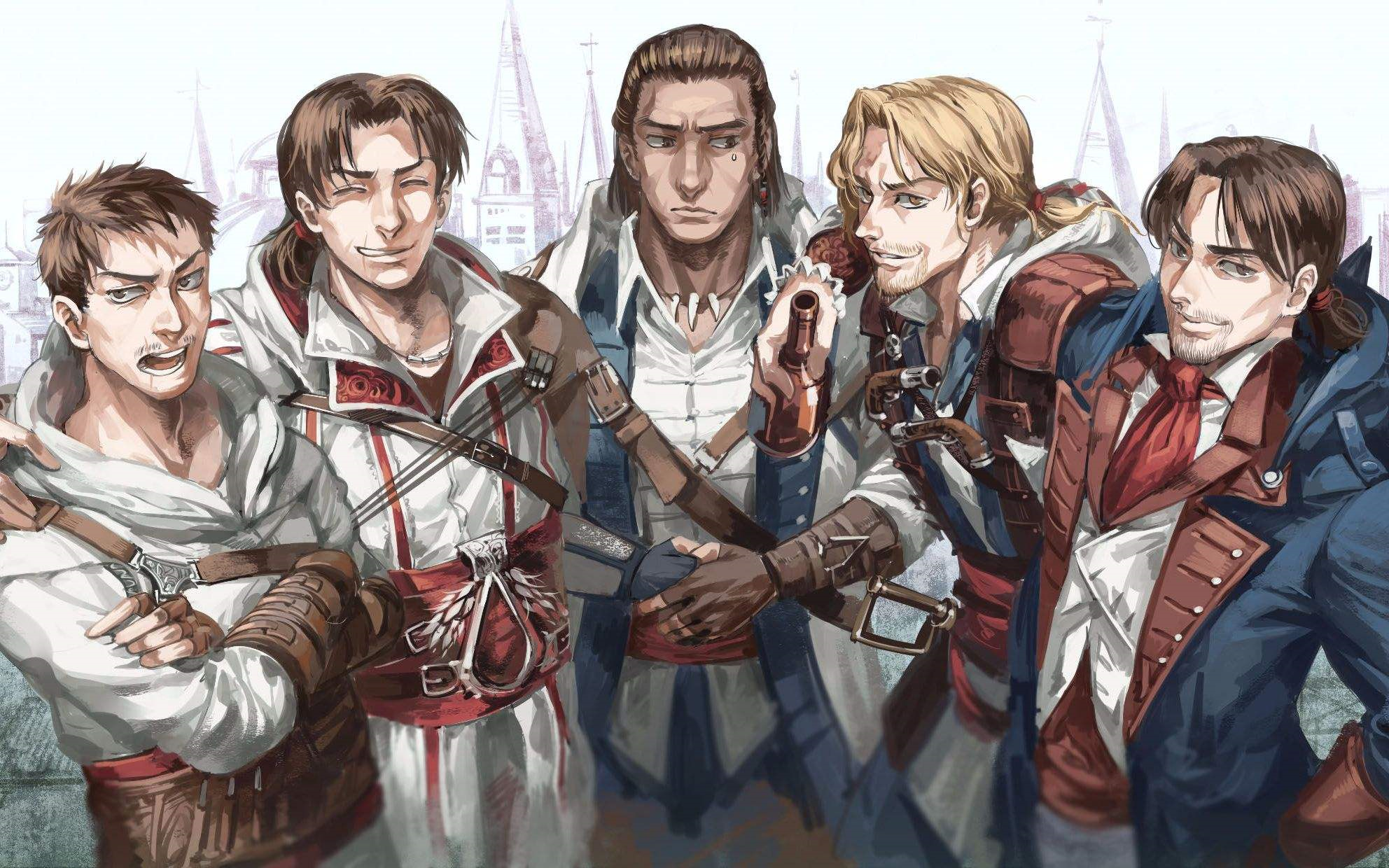 【刺客信条/燃向/微节奏向】我们躬耕与黑暗,服侍于光明,我们是刺客...