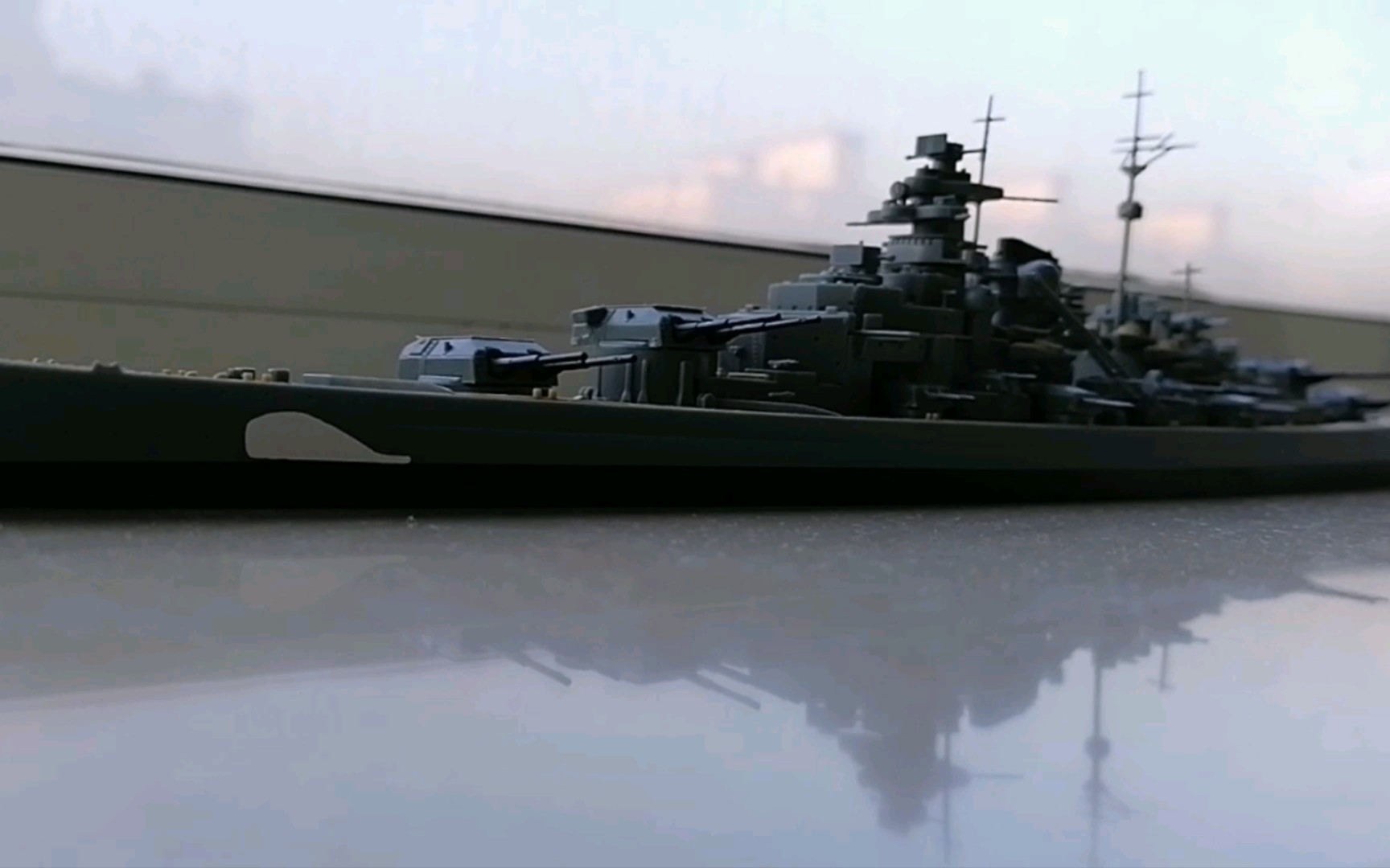 【模型】1/700俾斯麦号战列舰,素组无涂装