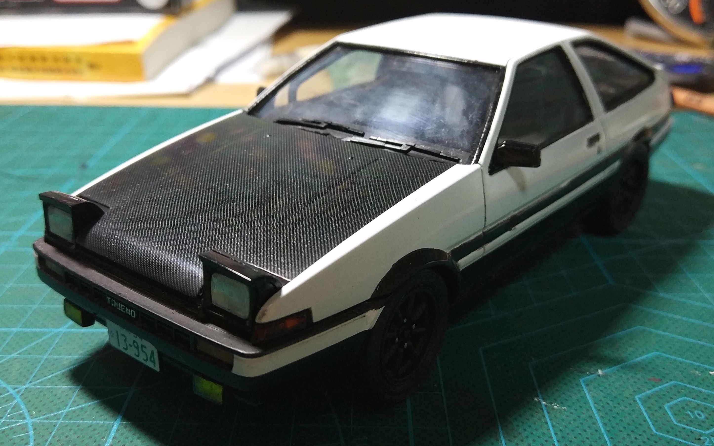 【模型制作】秋名山的幽灵-AE86