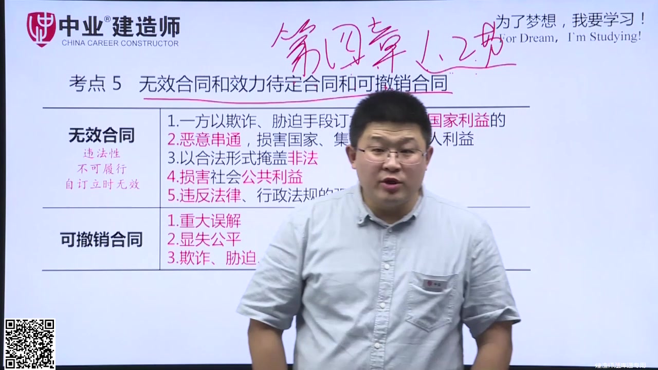 二建法规:无效合同和效力待定合同和可撤销合同(中业房超)