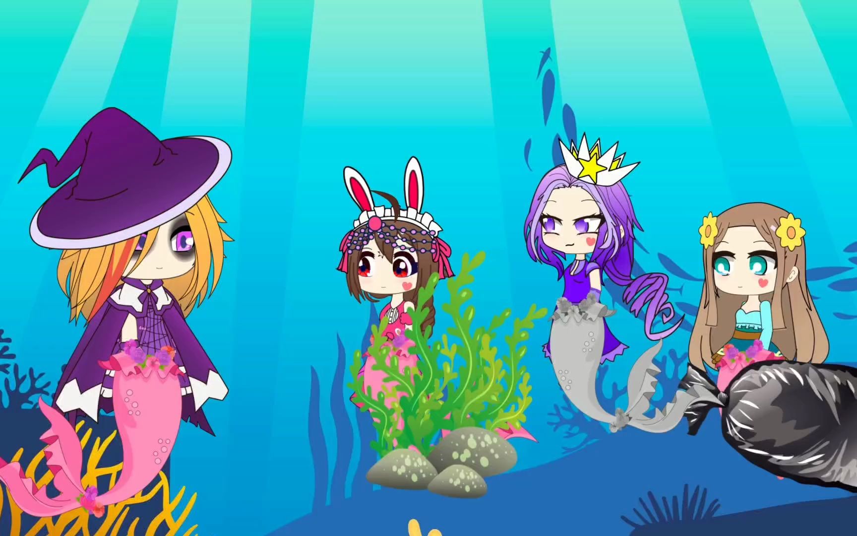 真假美人鱼公主小舞