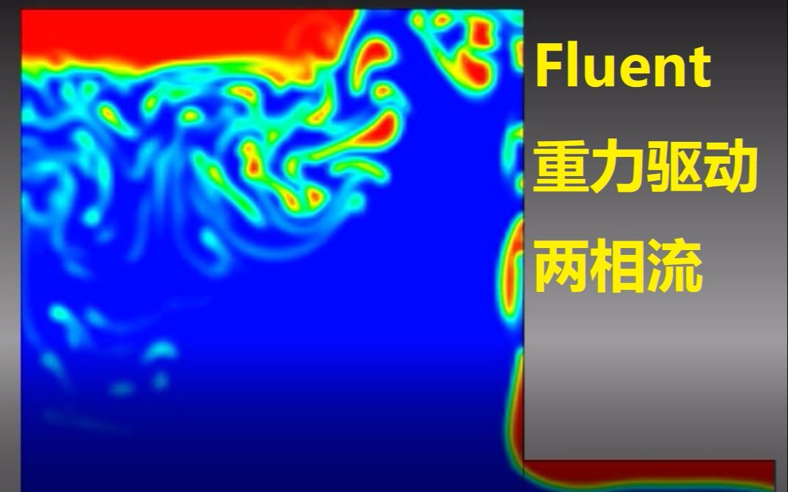 【简单学微课堂】Fluent中重力驱动两相流的应用