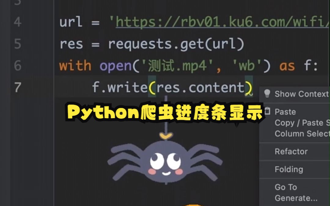 Python学习,一招教你Python爬虫项目进度条显示!