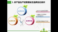 新农人教育之【品牌定位一】农产品定位现状分析