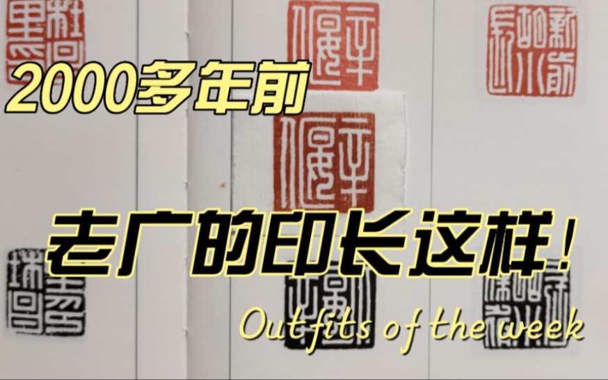 临摹可能是老乡的印,汉玉印辛偃。2000多年前的老广,你好吗?