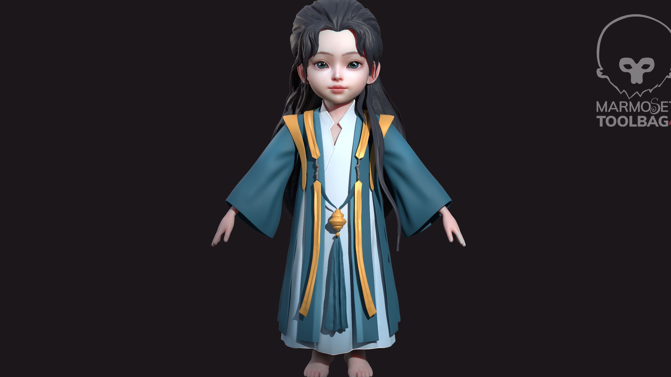 【ZBrush雕刻】凡人修仙传-韩立元婴速雕,次世代动漫角色教学