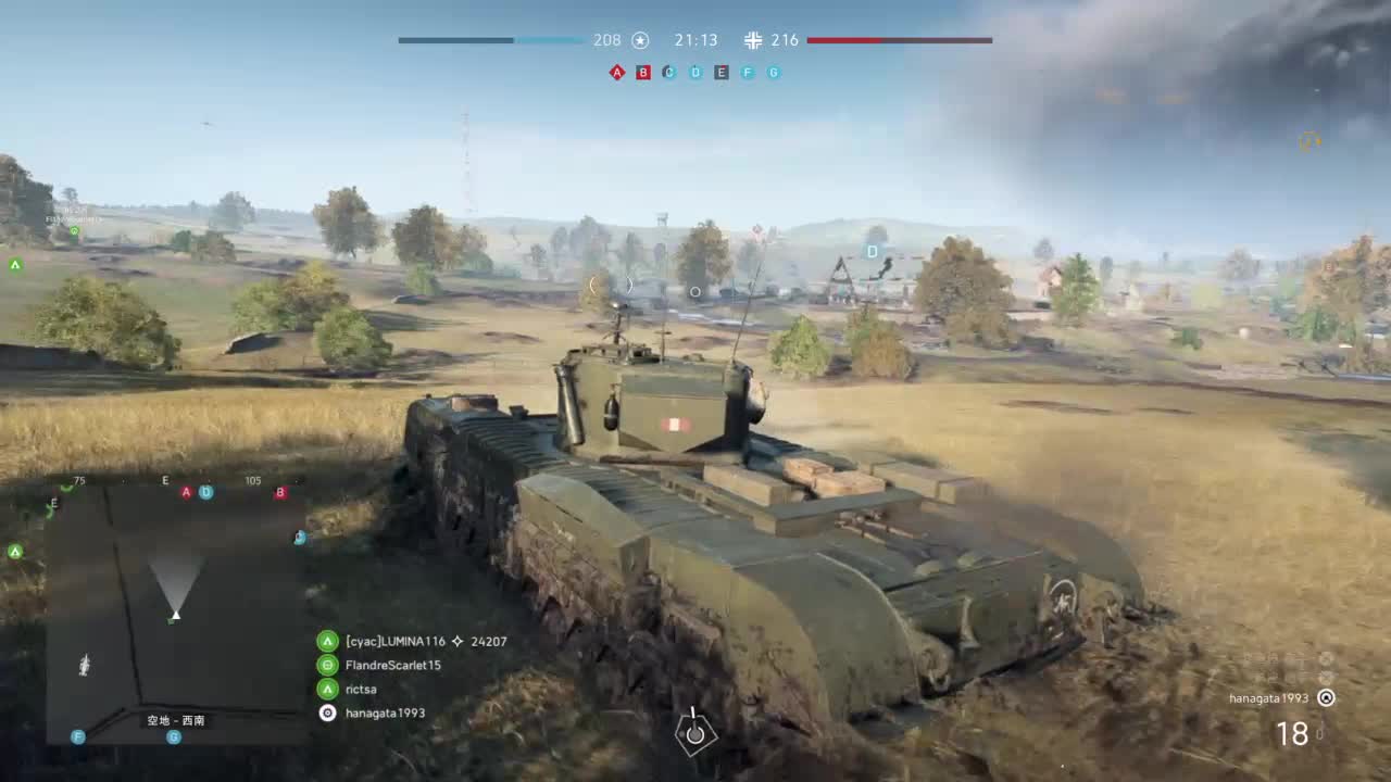 【战地5】榴弹丘吉尔 溅射&穿甲