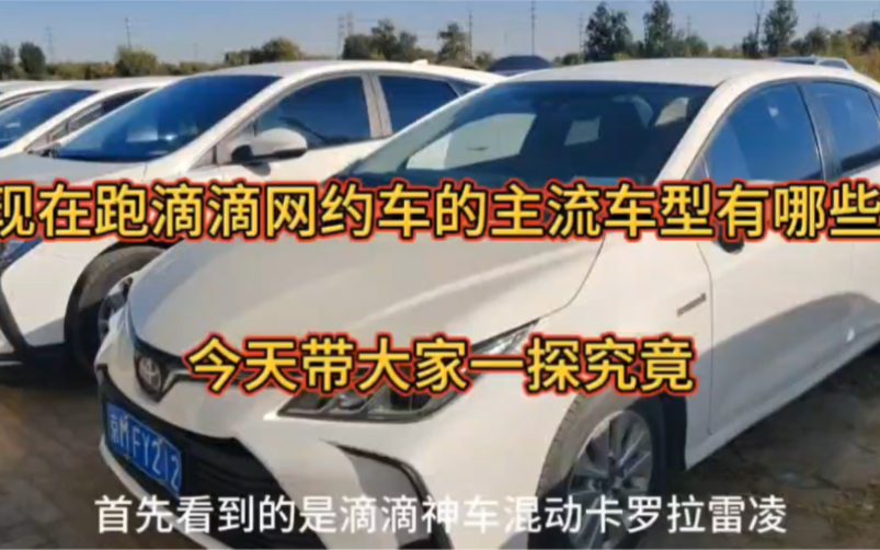 北京租车跑滴滴网约车的主流车型都有哪些?今天就带大家一探究竟 #...