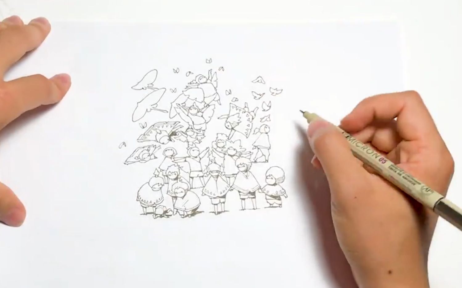 【手绘tips】《光·遇》同人作品手绘教程