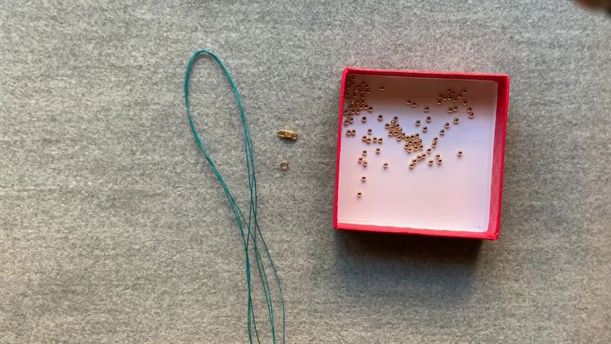 曲意微芯蜡线金珠编绳 材料包教程 芊巧手绳diy熟练掌握斜卷结