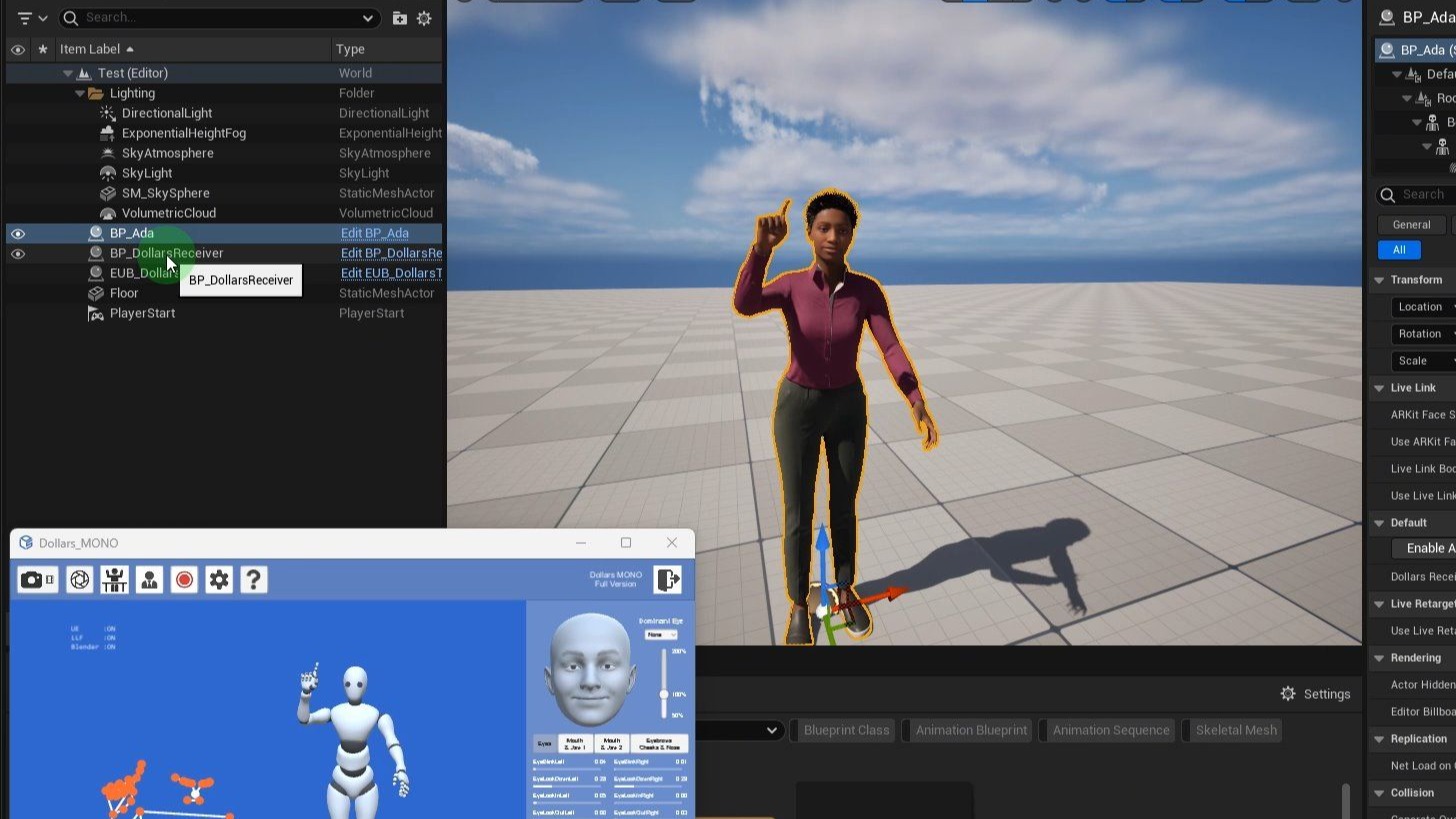 在虚幻编辑器中使用道乐师插件(不运行项目)