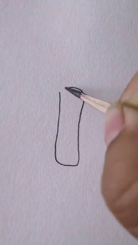 蘑菇简笔画,学会了教小朋友玩~[心]