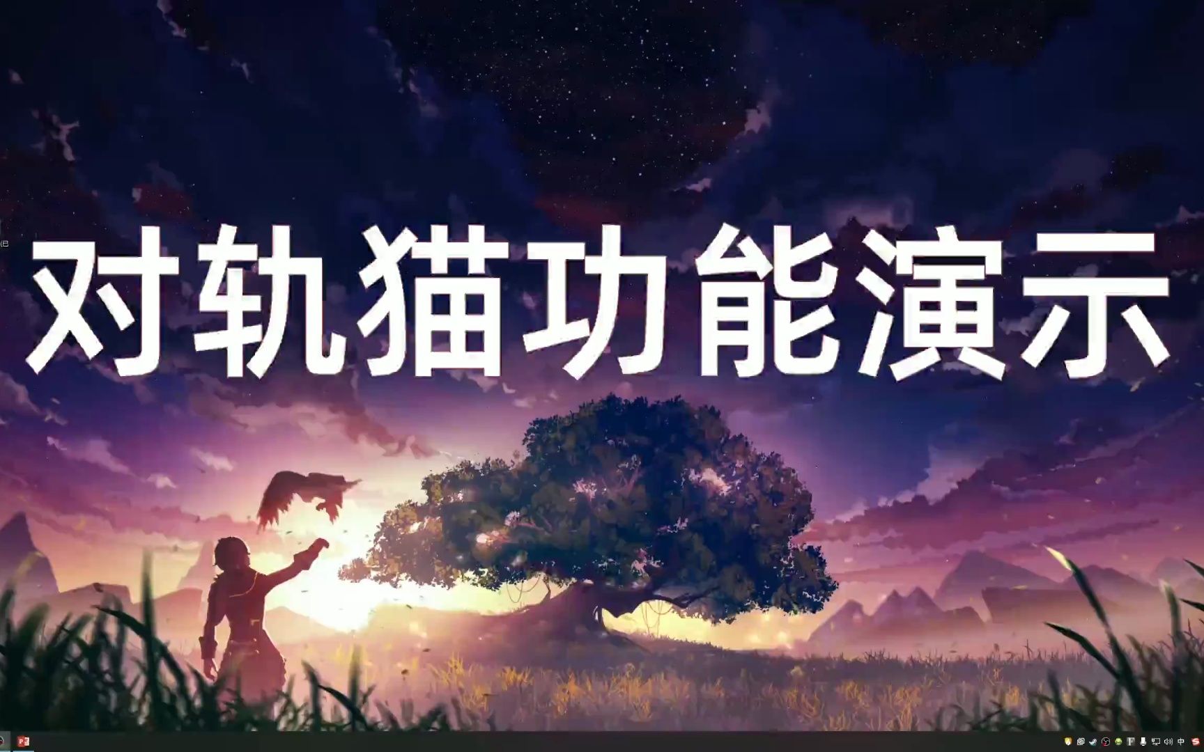 1、对轨猫功能演示
