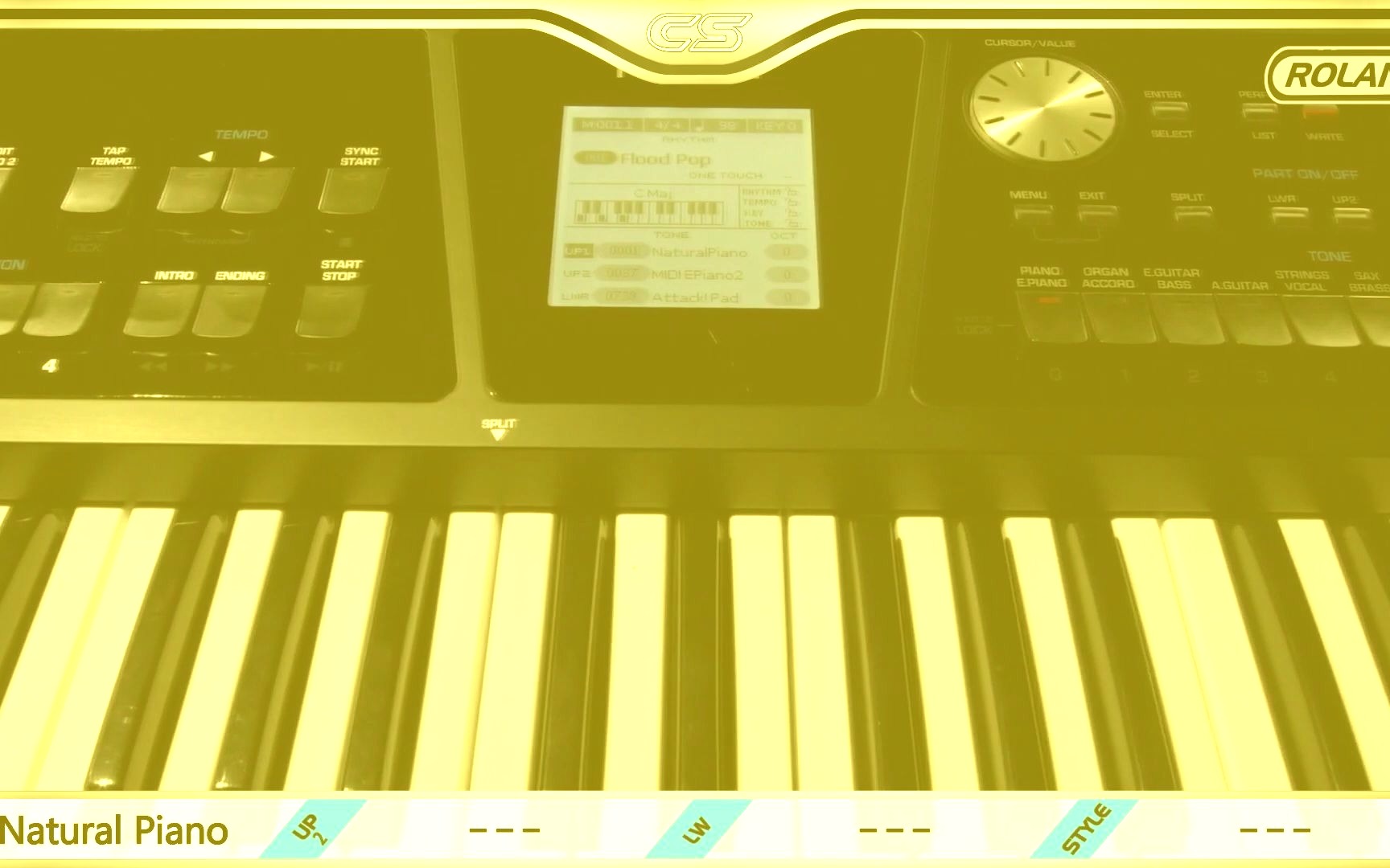 ROLAND BK5 罗兰编曲键盘的音色和节奏演示