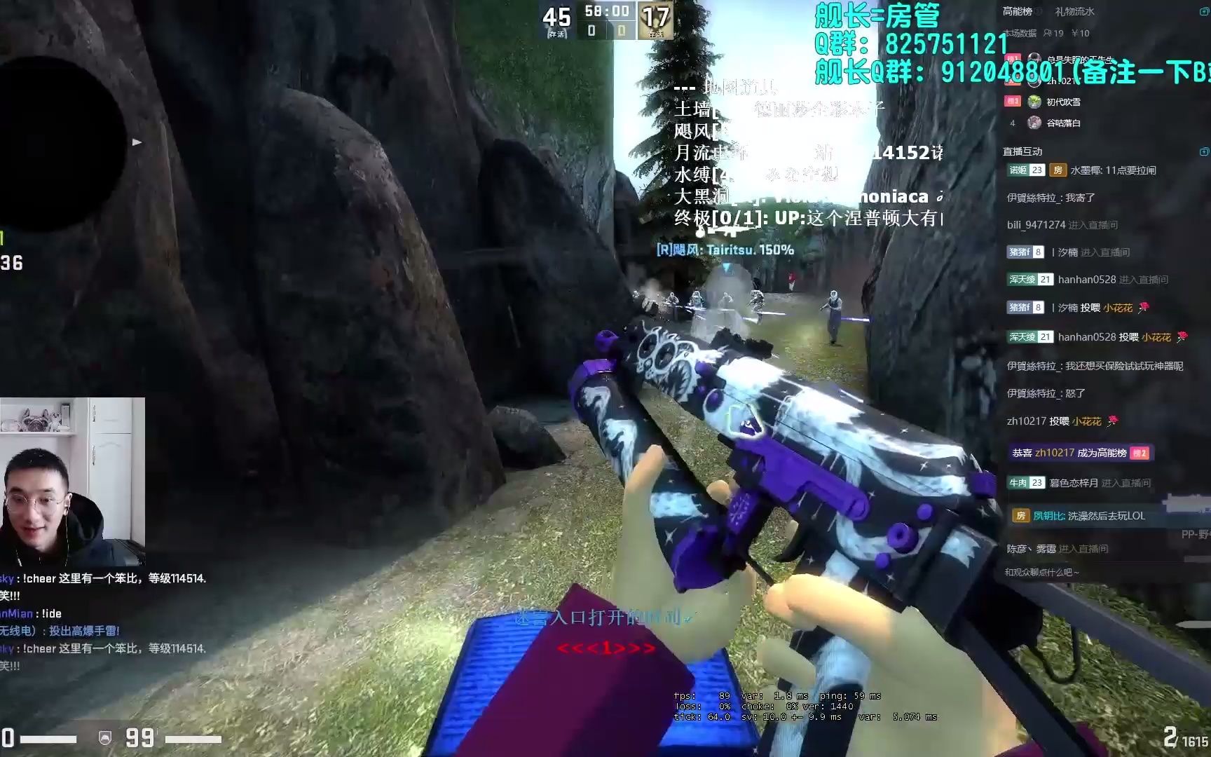 【CSGO僵尸逃跑】剑与魔法S_A_M个人指挥6:0