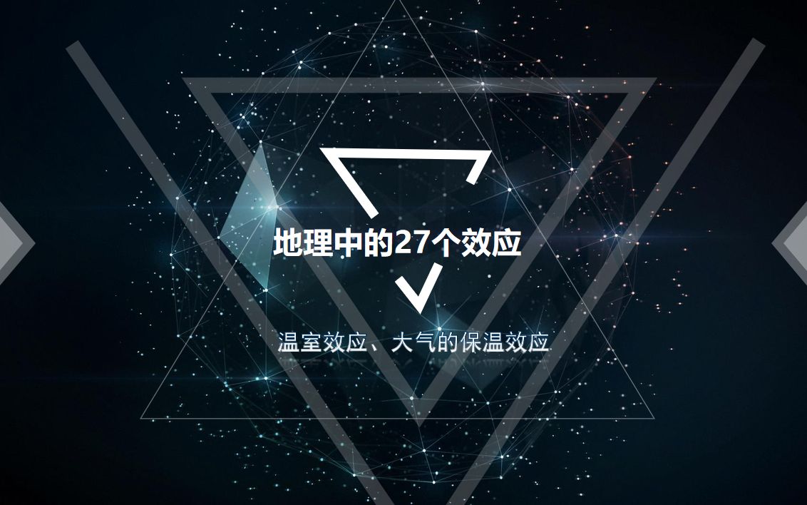 温室效应及大气的保温效应