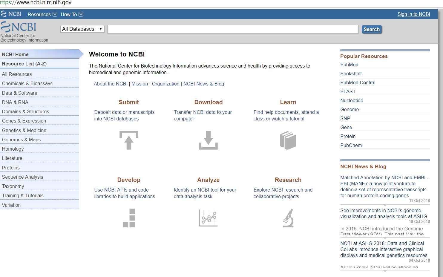 生物工程 NCBI 基因序列检索下载教程