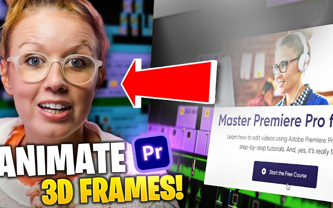 如何在 Premiere Pro 中创建基本的 3D 电脑屏幕效果(中文机翻字幕)