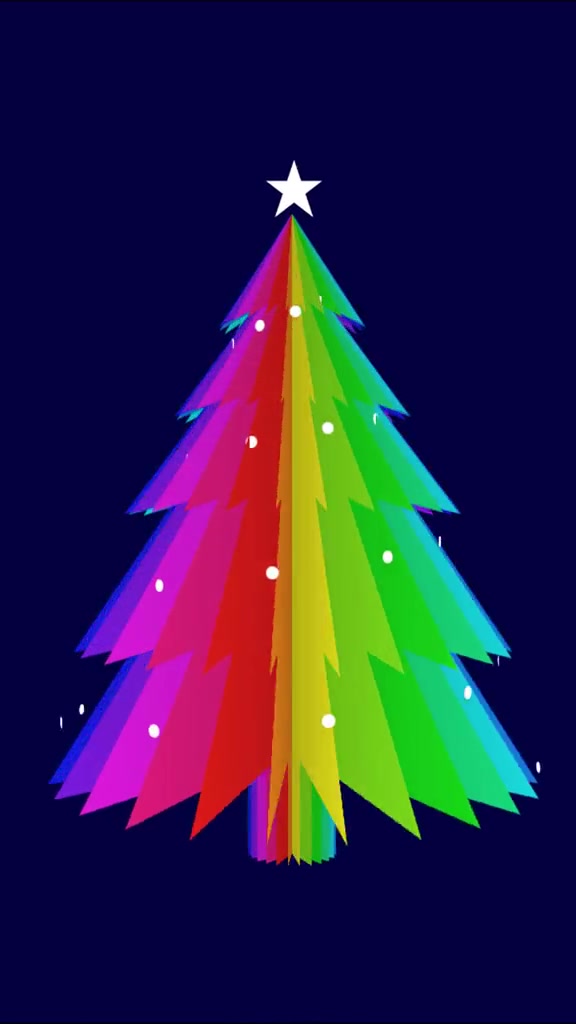 我猜你们一定没有见过用代码敲出来的圣诞树