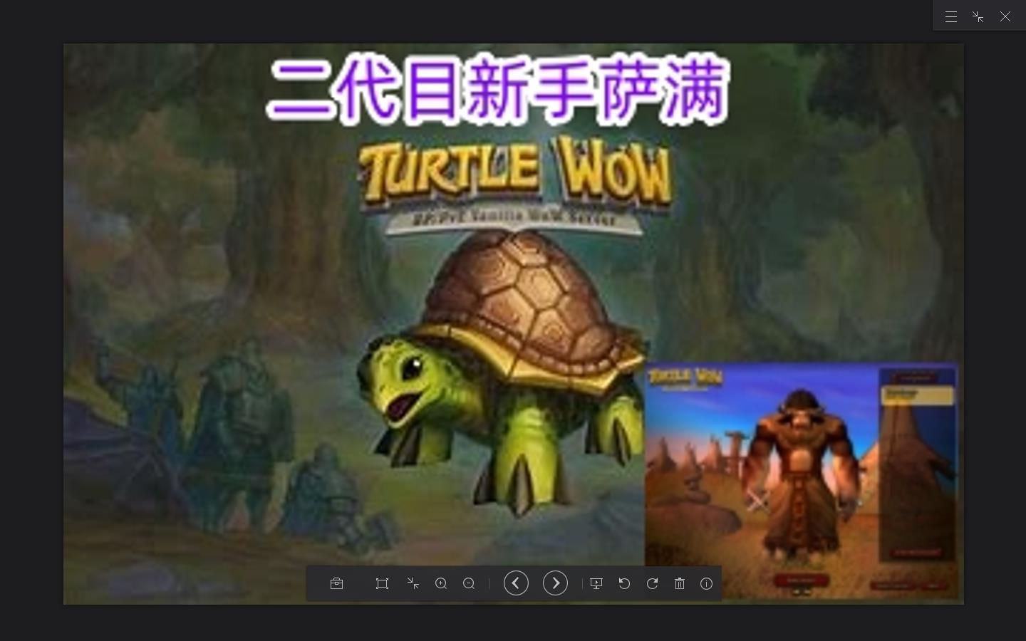 乌龟服普通硬核模式二代目牛牛萨满【4】雷霆崖10-11级_WOW