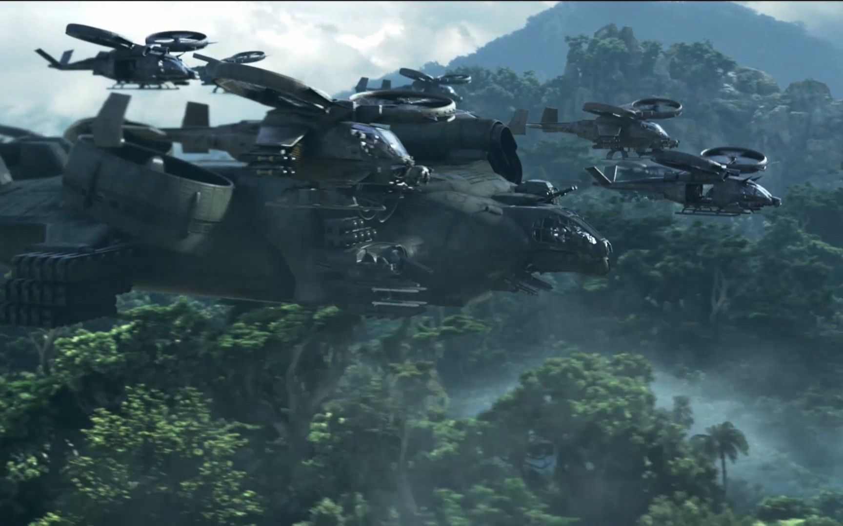 阿凡达,人类进攻潘多拉星球,摧毁家园树片段