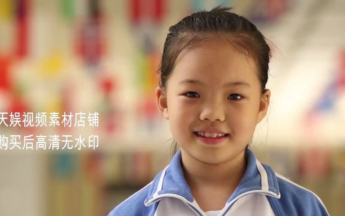 4327366笑容微笑学生笑脸孩子快乐开心 小学生成长校园宣传片视频...