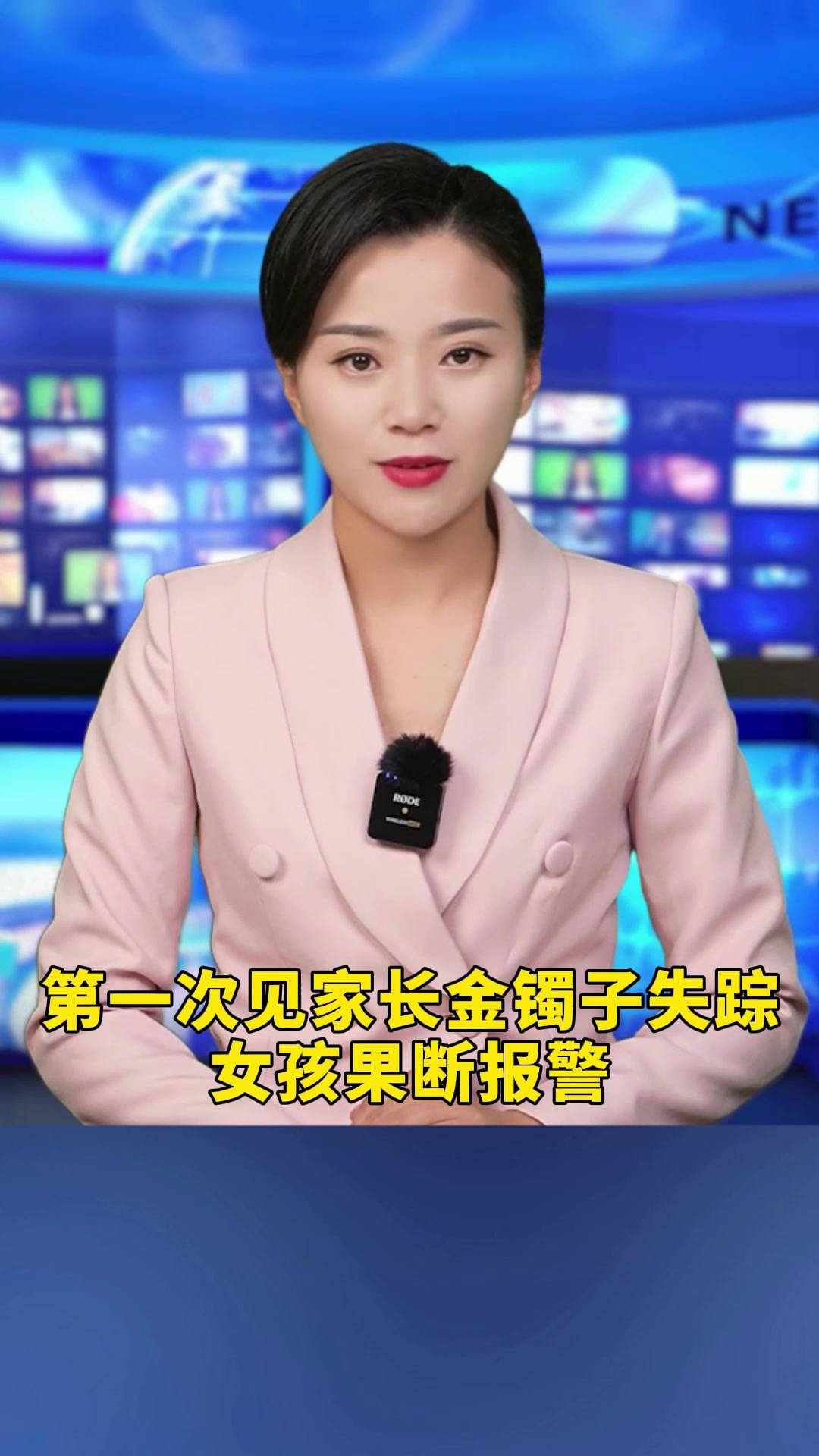 第一次见家长金镯子失踪女孩果断报警