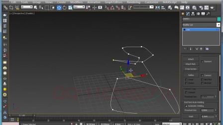 8第八节 d 3dmax二维线不同的复制线条 信一和