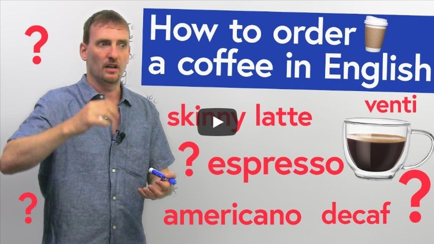 英语中的咖啡文化Going to the COFFEE SHOP无字幕·英语听力提升