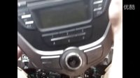 现代朗动原厂原装车载DVD导航现代朗动导航朗动DVD安装流程效果