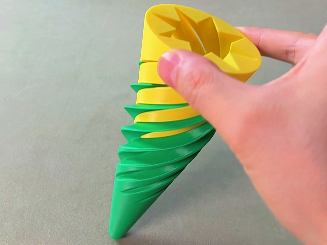 3d打印螺旋锥指尖螺旋体