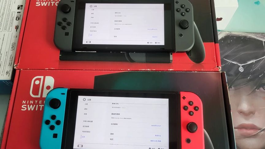 switch续航版简单上手对比,目前最具性价比的掌机!