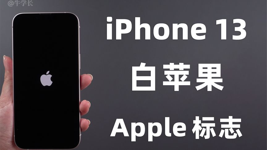 iPhone13/Pro卡在Apple标志白苹果,不丢失数据的3种修复方法!