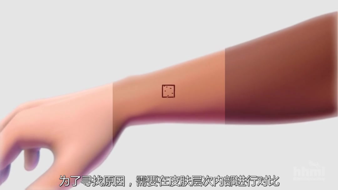 3D动画演示皮肤颜色黑白的由来