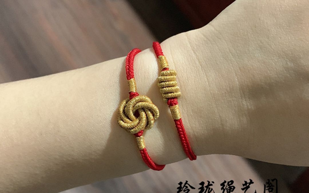 【编绳】玲珑绳艺阁:富贵花开曼陀罗手绳教程
