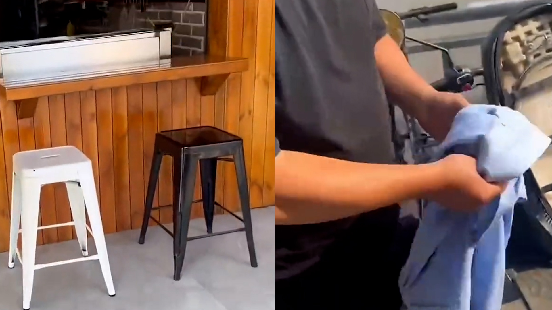 城管经营饭店被同行执法,愤怒回击同行没事找事,转身拿出制服