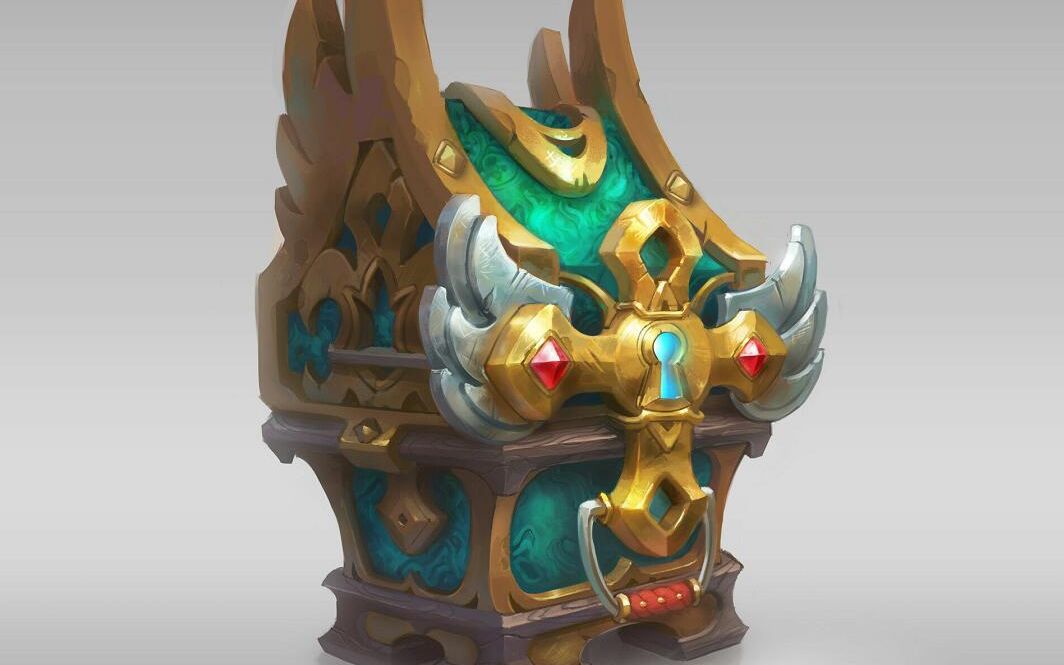 【3D建模全流程教学】3Dmax宝箱模型案例建模